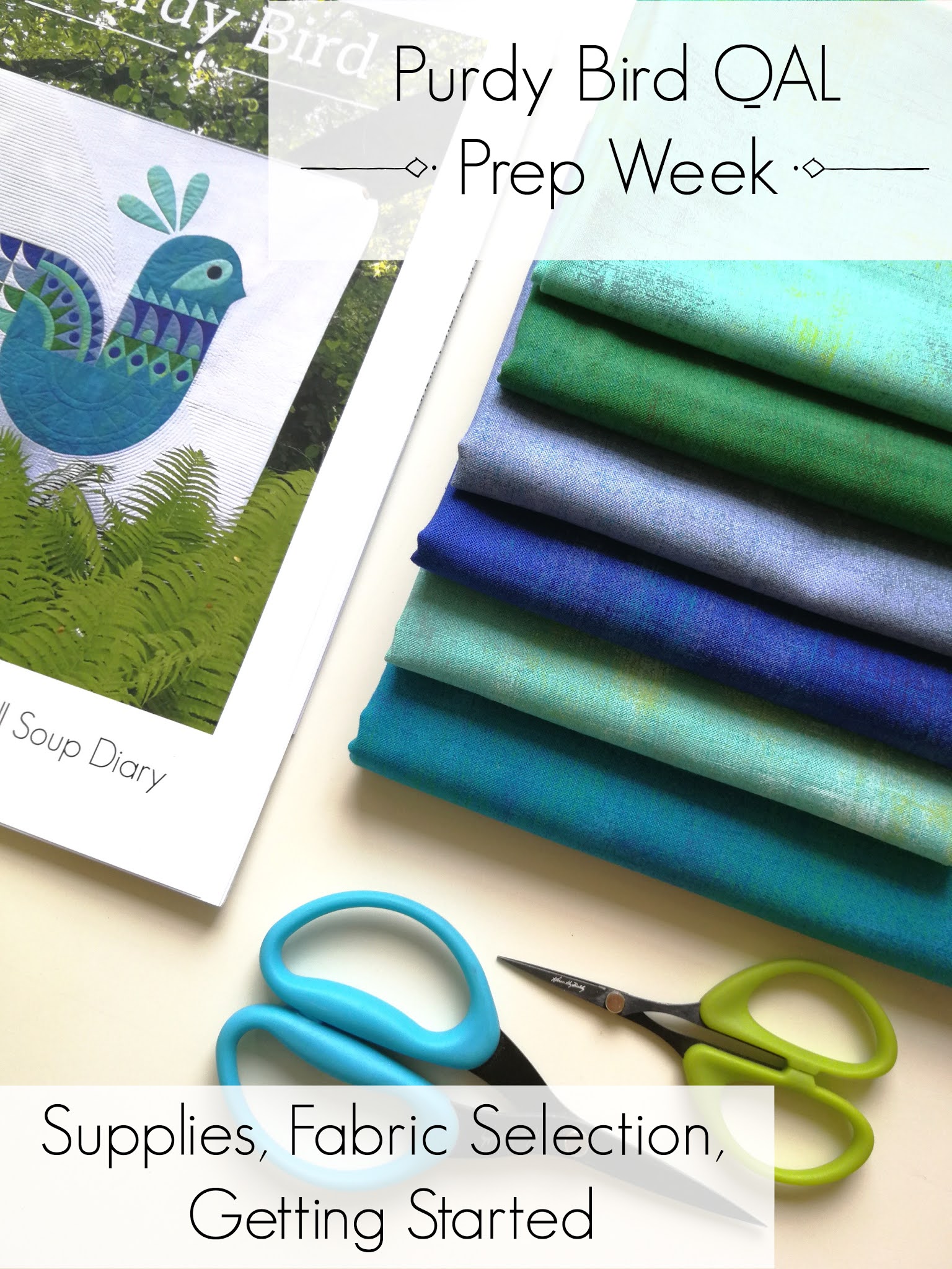 Purdy Bird QAL Prep Week: Color Inspiration! | Campbell Soup Diary