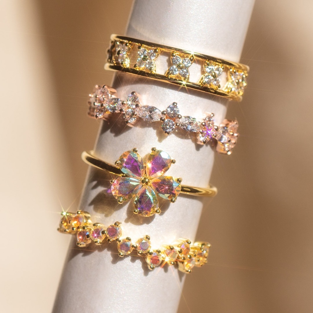 Gemstone fancy rings