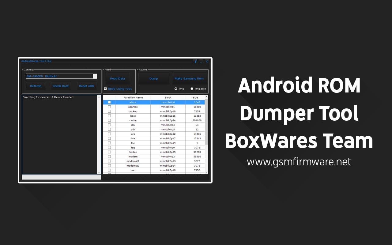 Android ROM Dumper Tool V1.3.5 [By BoxWares Team]