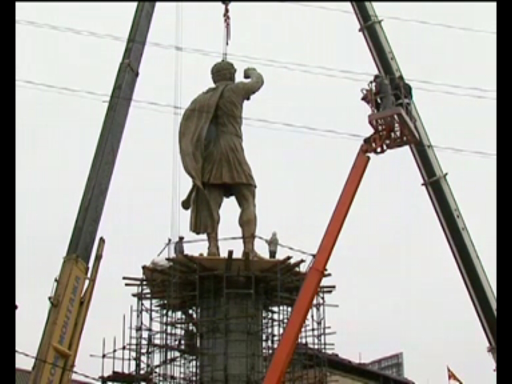 OmniWorlds: Statue of Philip II of Macedonia erected in Skopje, Macedonia