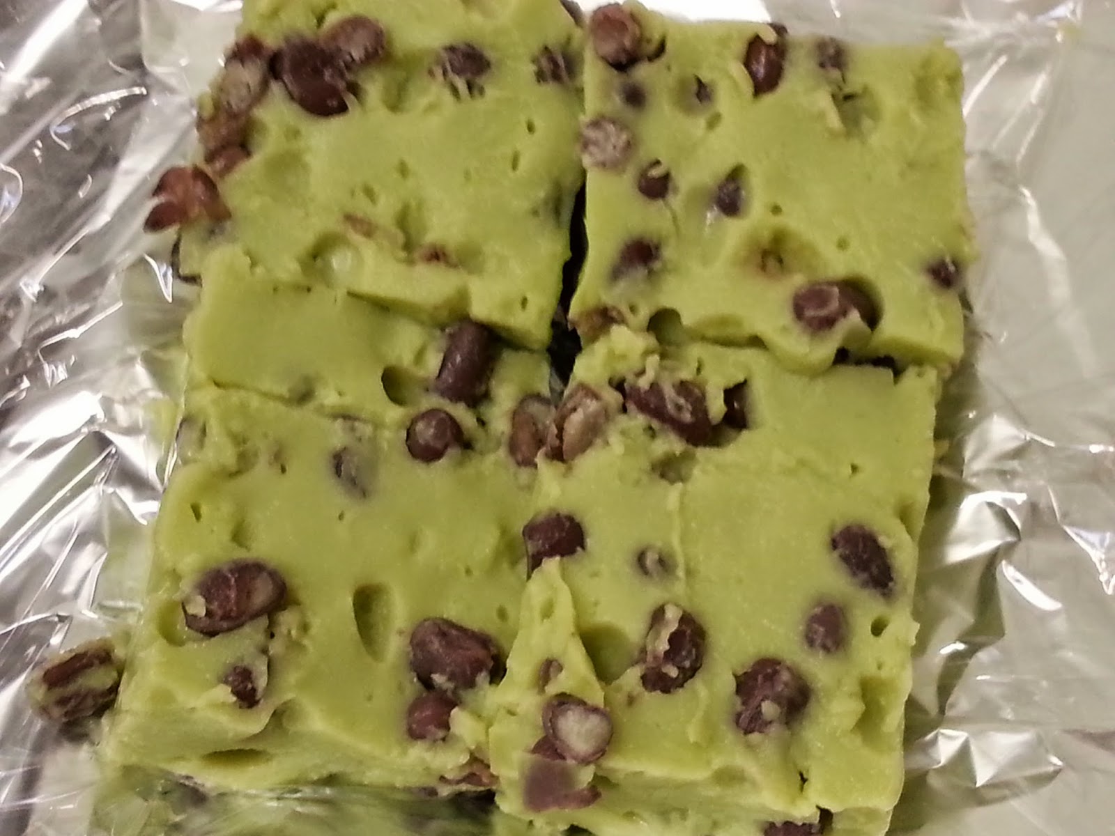 Pat's Kitchen Journal: Coconut red bean pudding ( Matcha)