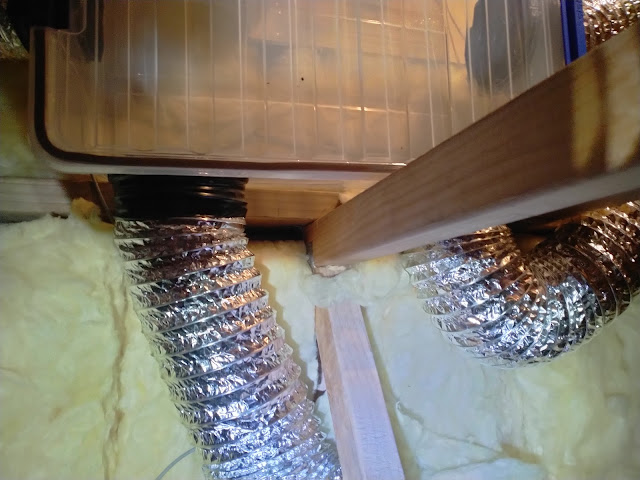 Added a 60 Litre Plenum air-distribution box on the fresh air side