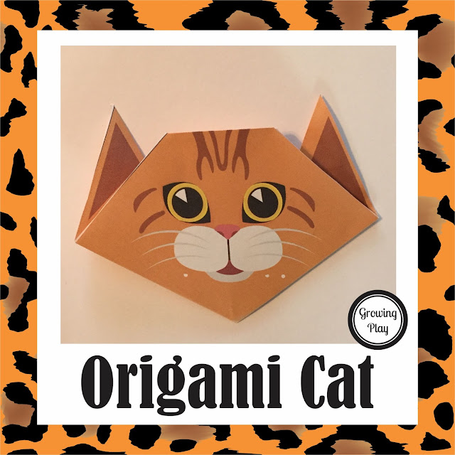 Growing Play: Origami Cat to Print and Fold