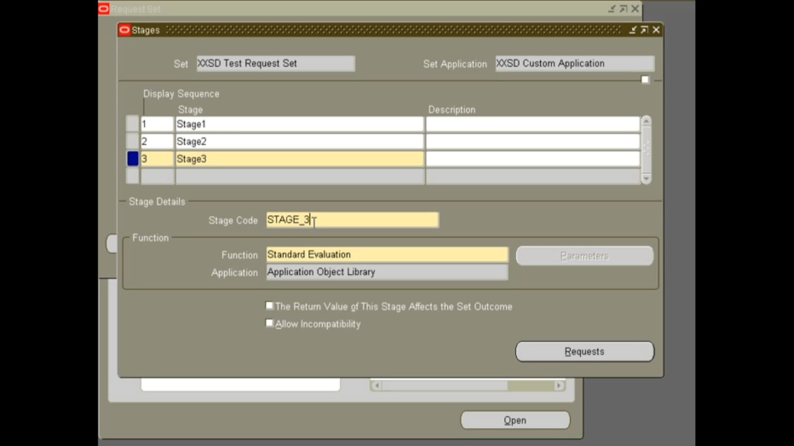 How to create Request Set in Oracle