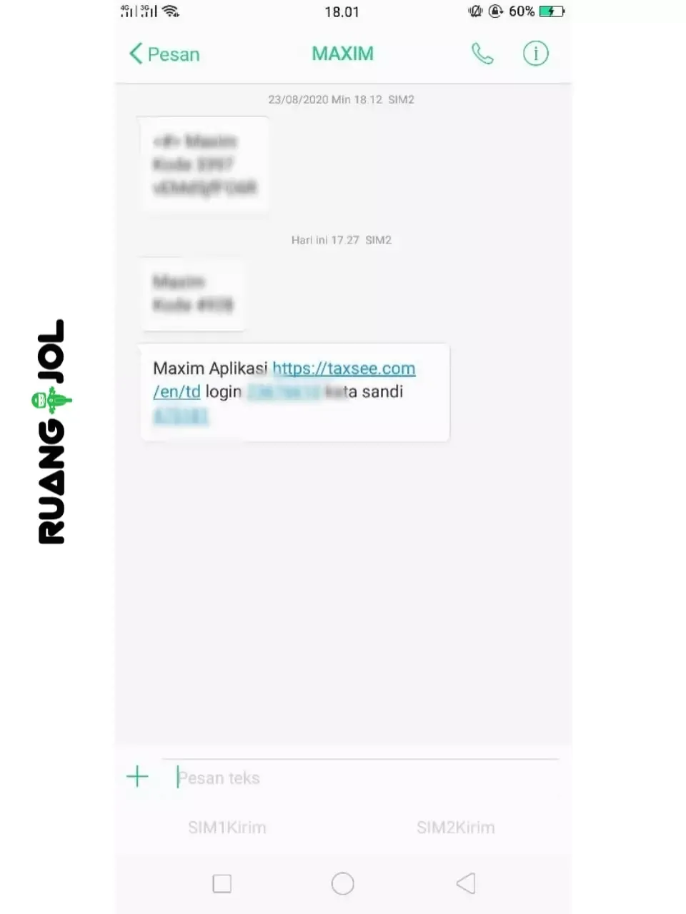 Cara Mudah Mengatasi Lupa Kode Login Maxim Driver Secara Online Terbaru