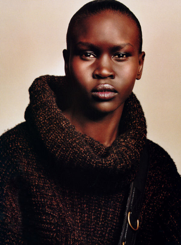 fashion model: Model: Alek Wek