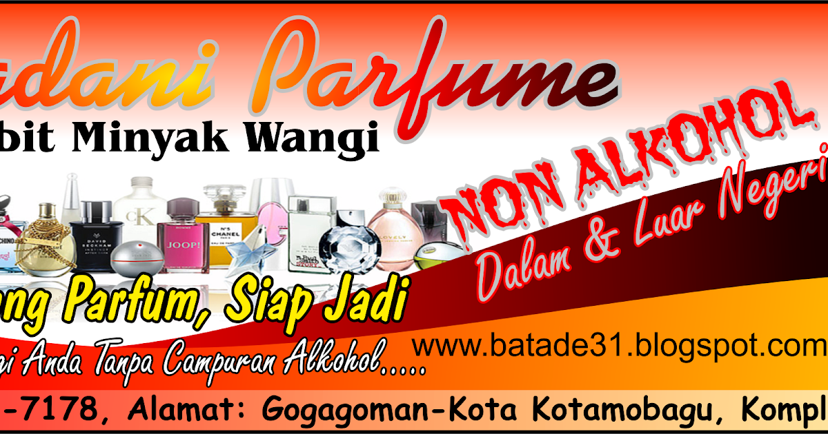 Contoh Spanduk Parfum - Perumperindo.co.id