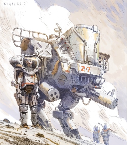 Concept Design Academy: "Art of Hawken: Mech Design" this Saturday~!!