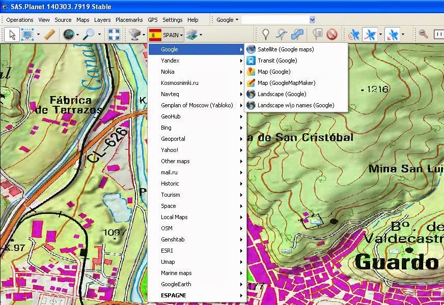 Cartografía Digital: SASPlanet: la joya rusa.