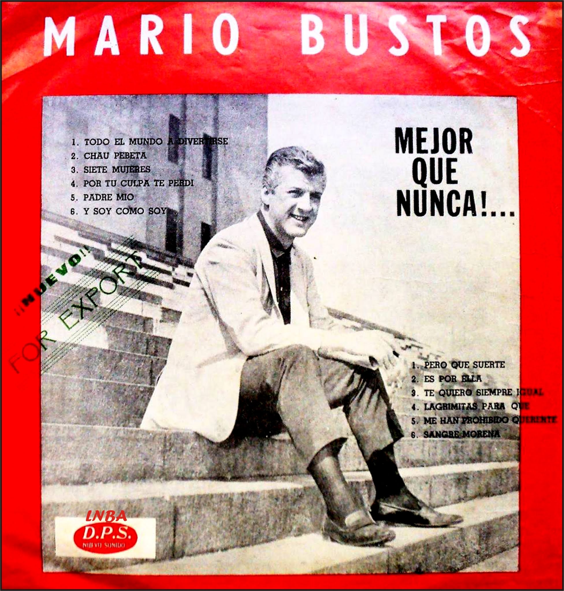La nova Botica del Aleman.: Tango - Mario Bustos - Voz y figura del tango.