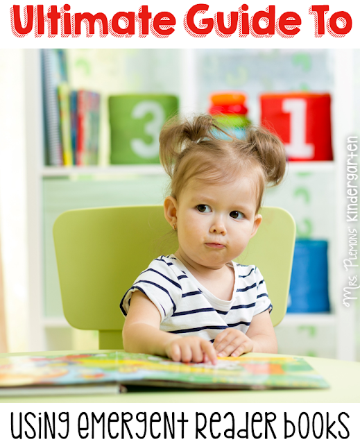 Ultimate Guide to Using Emergent Reader Books - Mrs. Plemons' Kindergarten