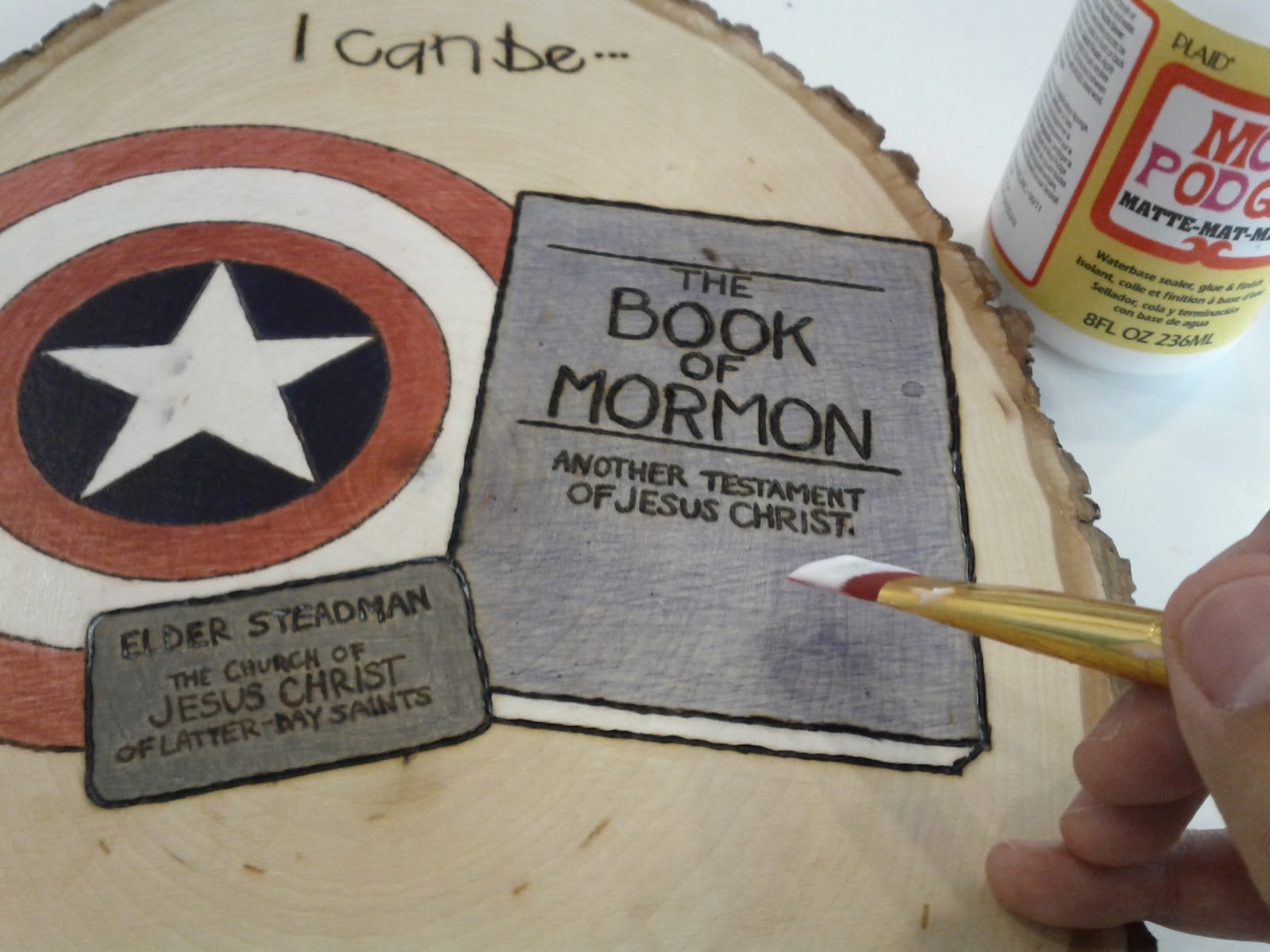 Daisy's Designs: "Hero" Plaque