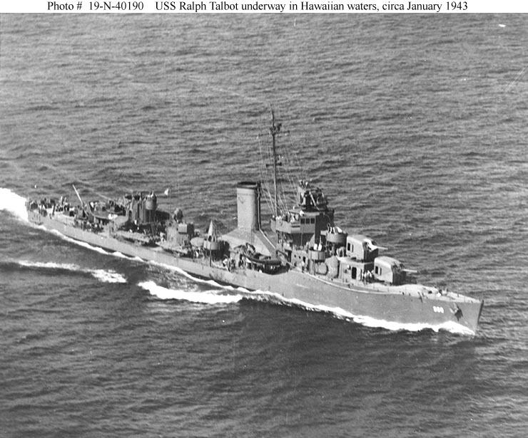 Naval Warfare: USS Ralph Talbot (DD-390)
