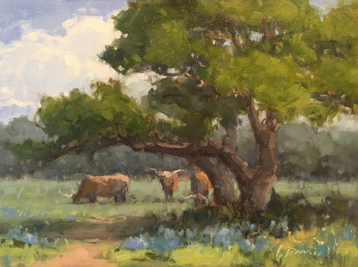 Laurel Daniel Blog: Texas Spring (study for commission)