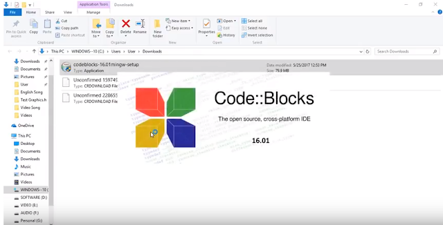 How to Install Codeblocks IDE on windows 7 ,8 and 10? ~ Starting With C++
