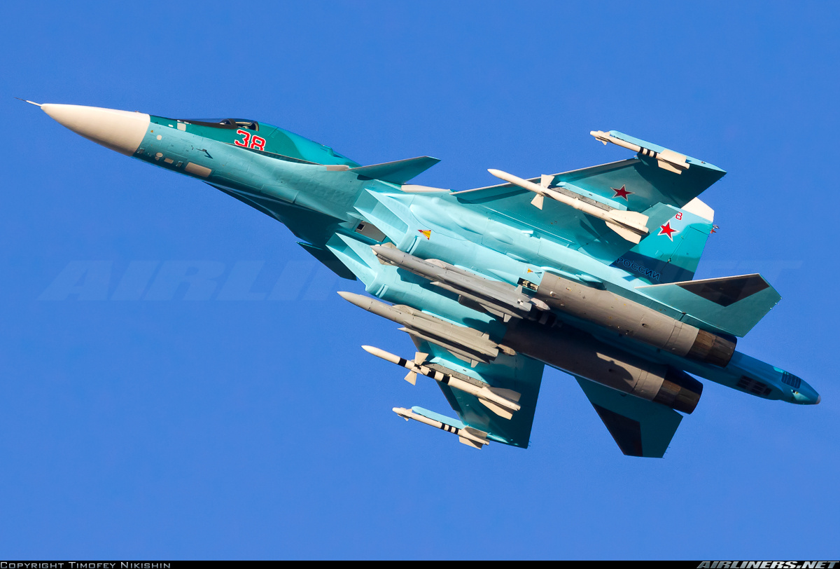 VEICULOS E ARMAMENTOS MILITARES: SUKHOI SU-34 FULLBACK