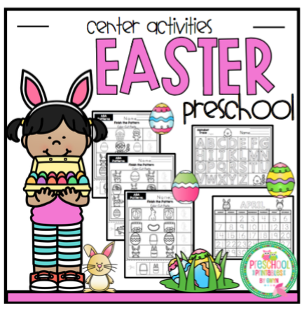 Easter Activities for Centers "No Prep" ~ Preschool Printables