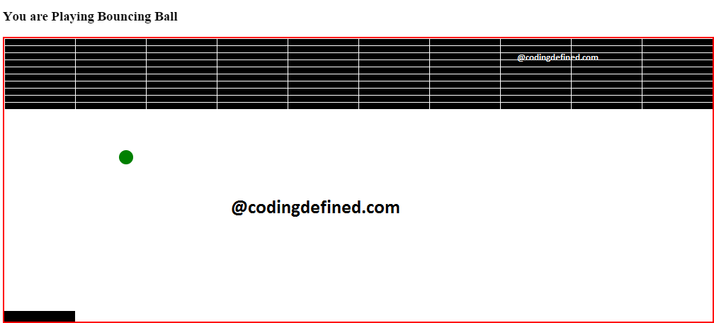 Bouncing Ball Game Using Html5 Canvas Element Part 2 Coding Defined