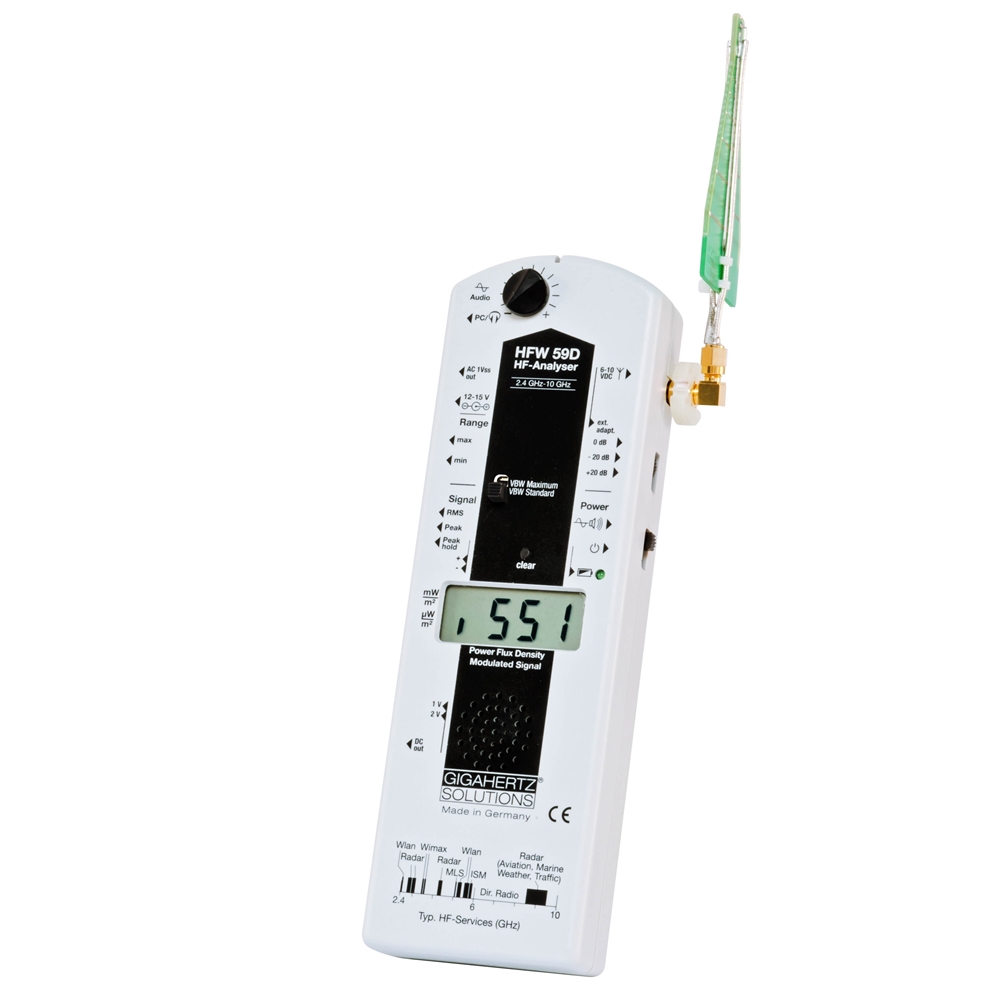 EMF Meter: HFW59D Gigahertz Solutions เครื่องวัดสนามแม่เหล็ก EMF Meter EMF Meter: HFW59D Gigahertz Solutions เครื่องวัดสนามแม่เหล็ก EMF Meter