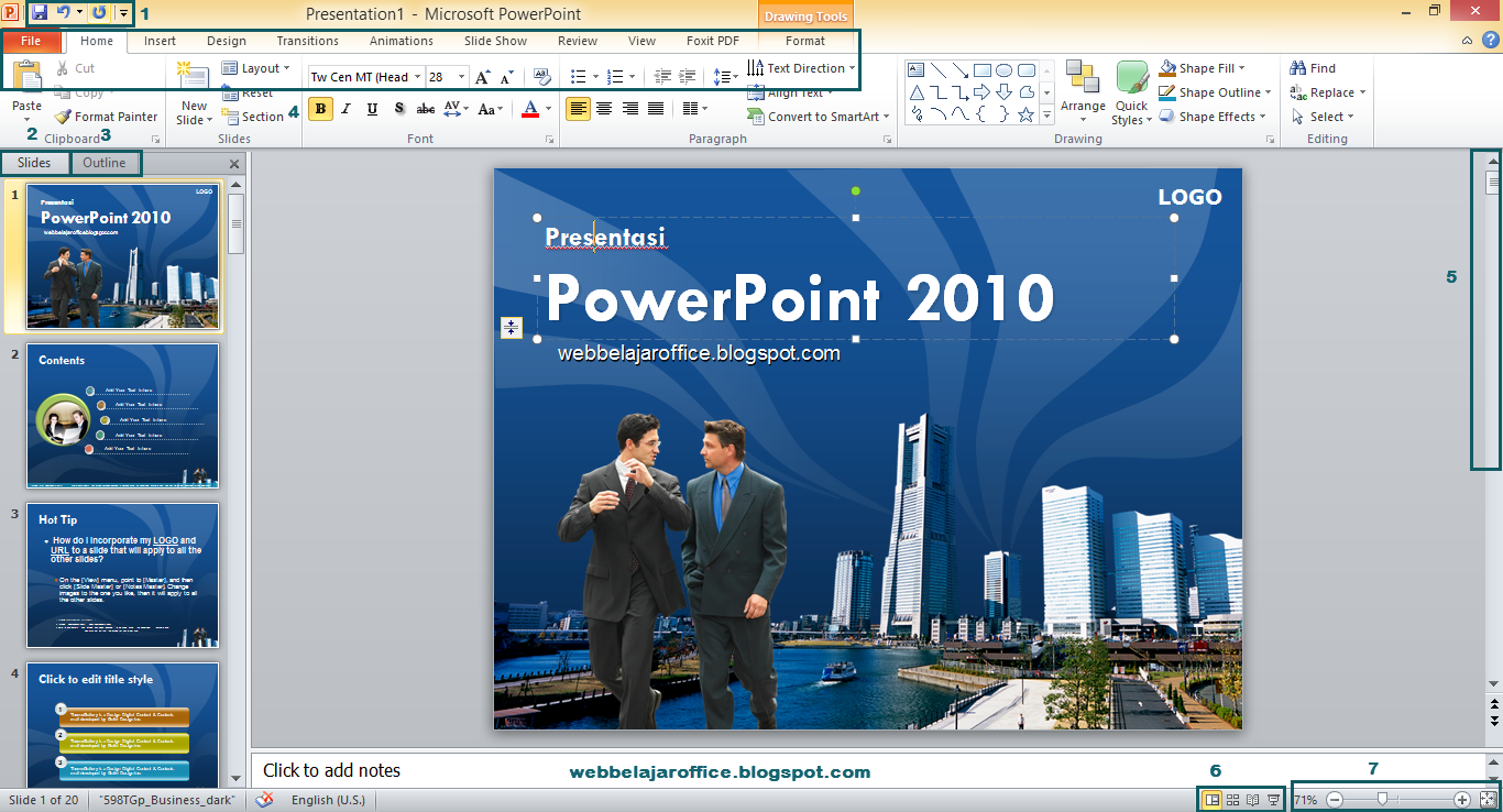 Mengenal PowerPoint 2010