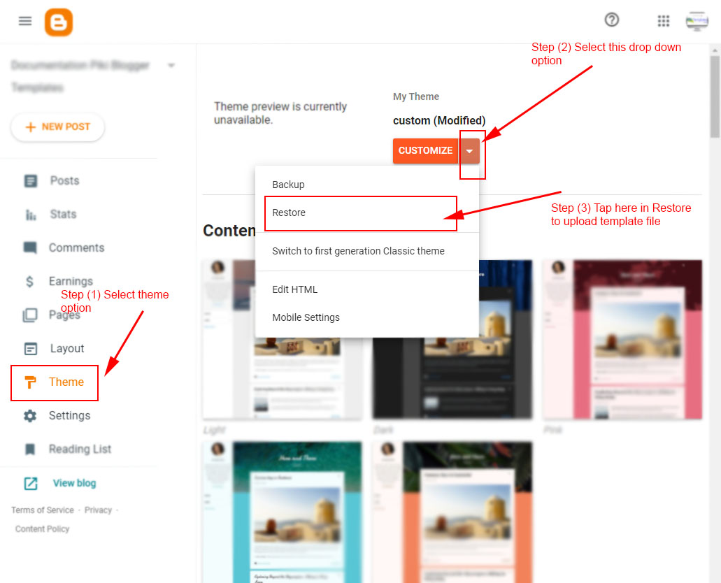 How to Install a Blogger Template?