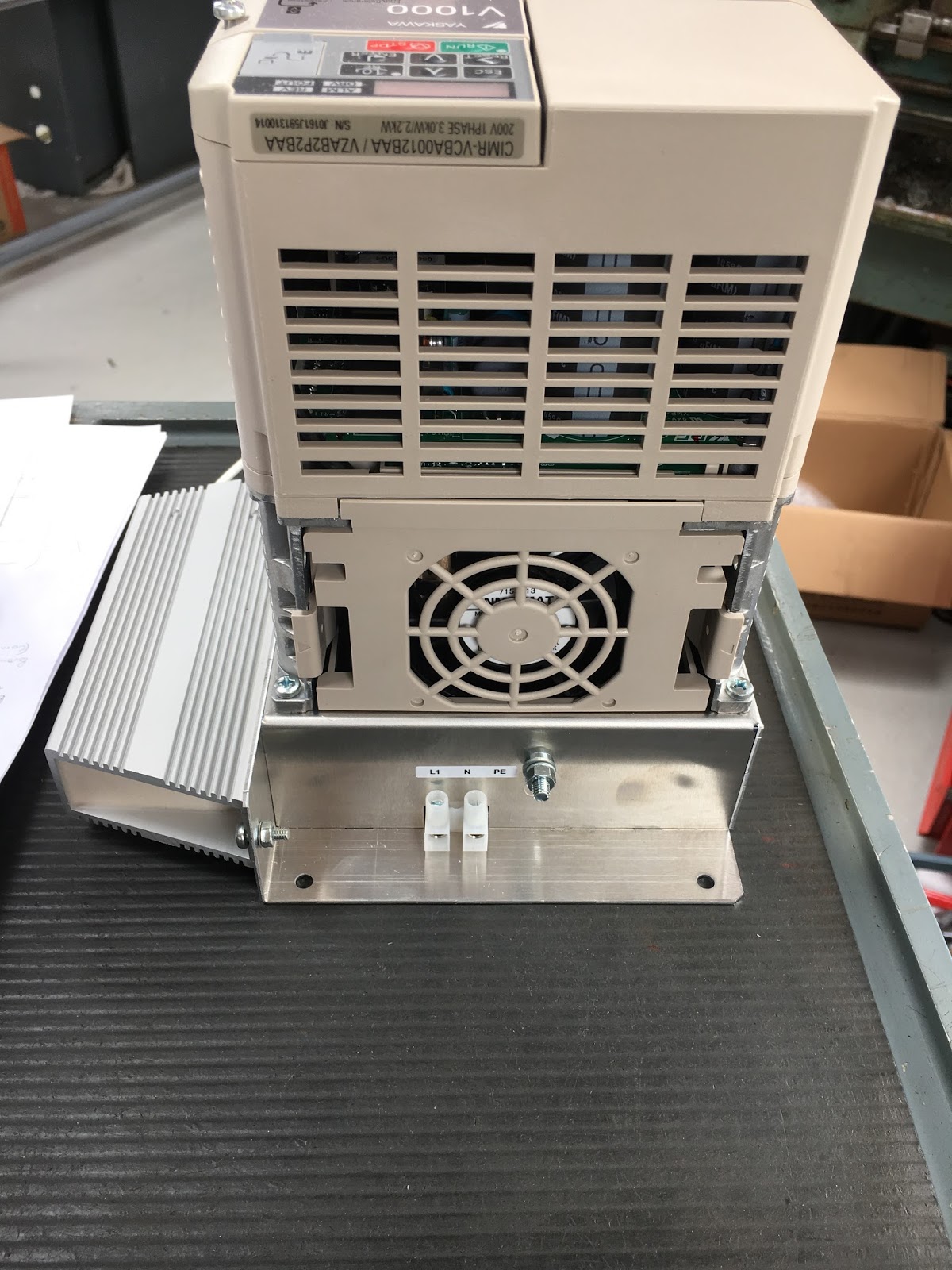 The Mighty Shiz: Yaskawa V1000 VFD for the spindle