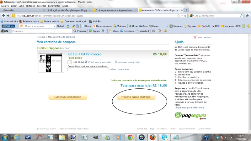 Como compra e finalizar sua compra a elo 7