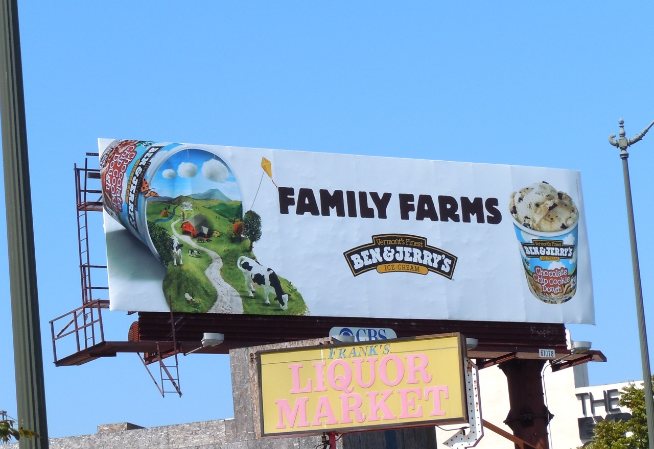TRIO DAY: Ben & Jerry's ice-cream billboards... | Road Billboard