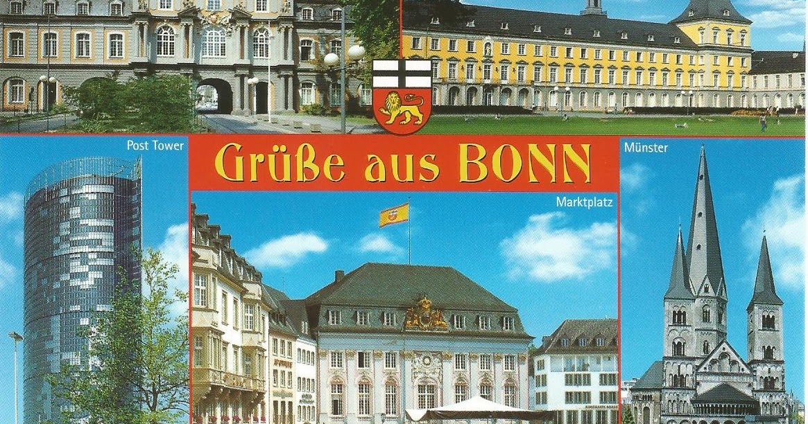 Around the world with postcards: Bonn, Germany