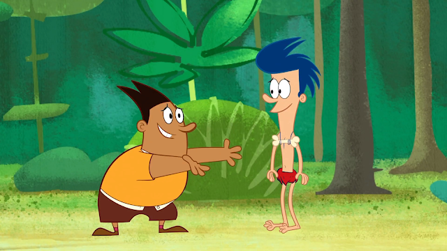 Shirtless Drawn Cartoon Boys & Men: Shirtless Blake Myers in Get Blake!