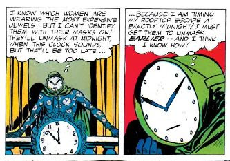 Comics, old time radio and other cool stuff: Clock King's Debut