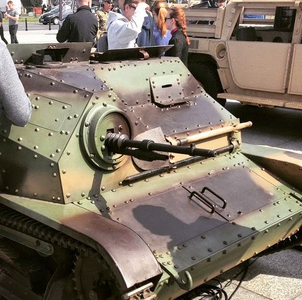 CUTE POLISH BABY TANK - The TK (also known as the TK-3) tankette
