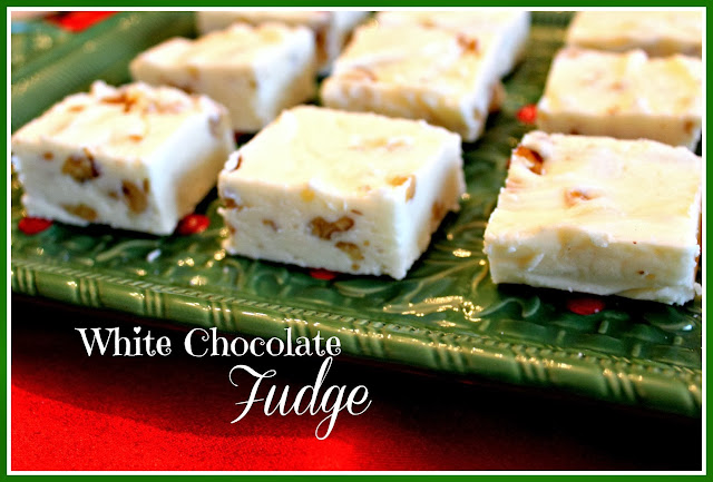 Sweet Tea and Cornbread: White Chocolate Fudge...It's Easy Peasy!
