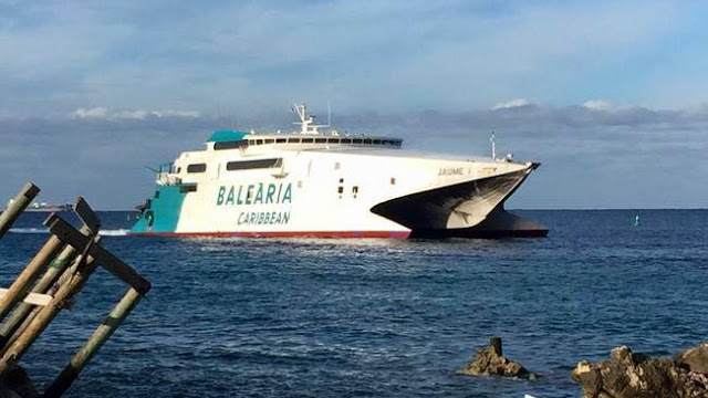 FERRYBALEAR: El Fast Ferry de Baleària Caribbean "Jaume I", comienza a ...