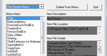 Context Menu Editor 1.0 免安裝版 - 滑鼠右鍵選單編輯軟體 - 阿榮福利味 - 免費軟體下載