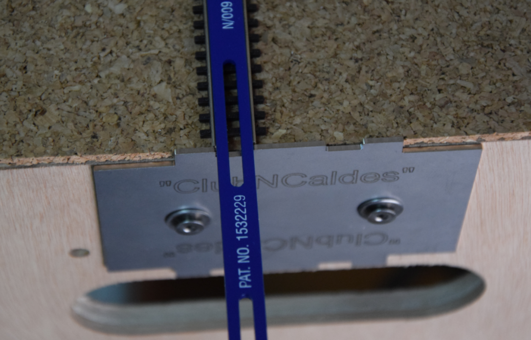 AENOD: Uso de la galga para colocar las vías