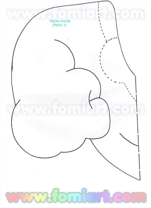 Hulk: Molde grátis para artesanato - Ver e Fazer