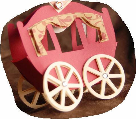Princess Carriage Shaped Box: Template. - Oh My Fiesta! in english