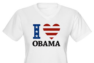 Democrat Brand: I Love Obama Patriotic T-Shirt
