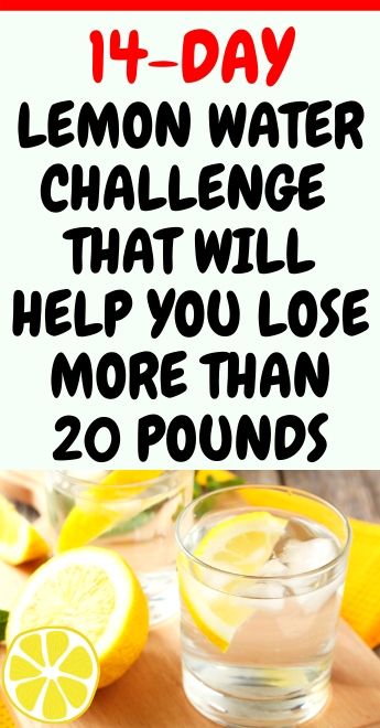 Here’s A 14-Day Lemon Water Challenge That Will Help You Lose Weight ...
