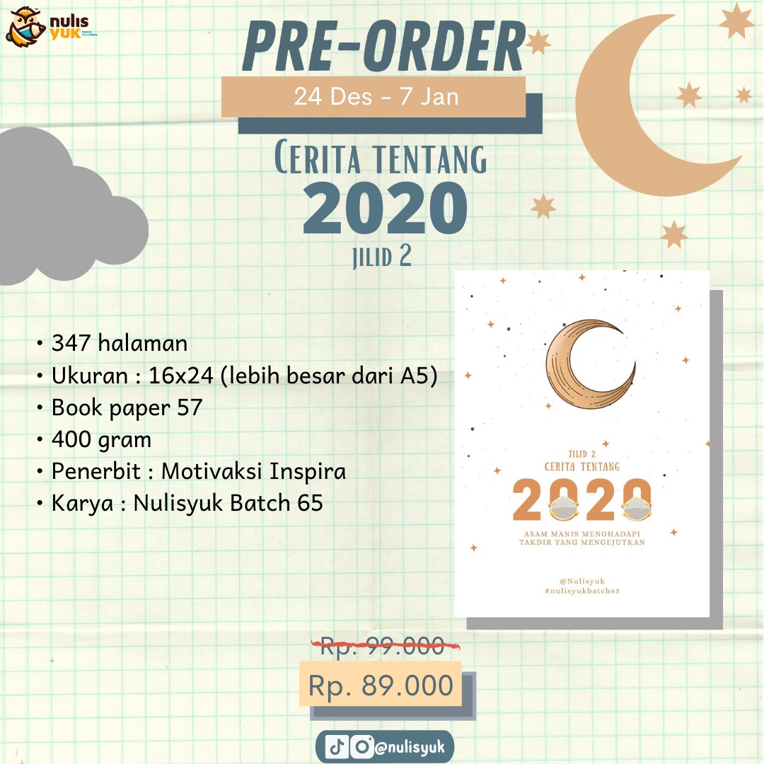 Open Pre Order Buku Cerita tentang 2020 Jilid 2 (24 Desember - 07 ...