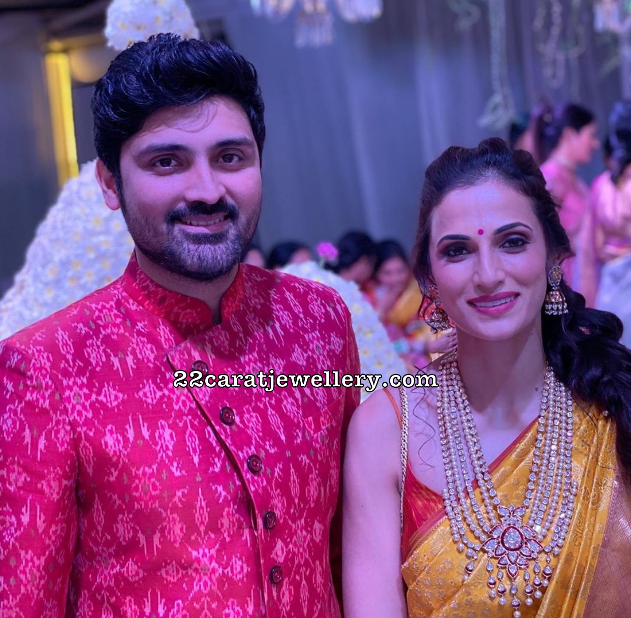 Shilpa Reddy Long Polki Haram - Jewellery Designs