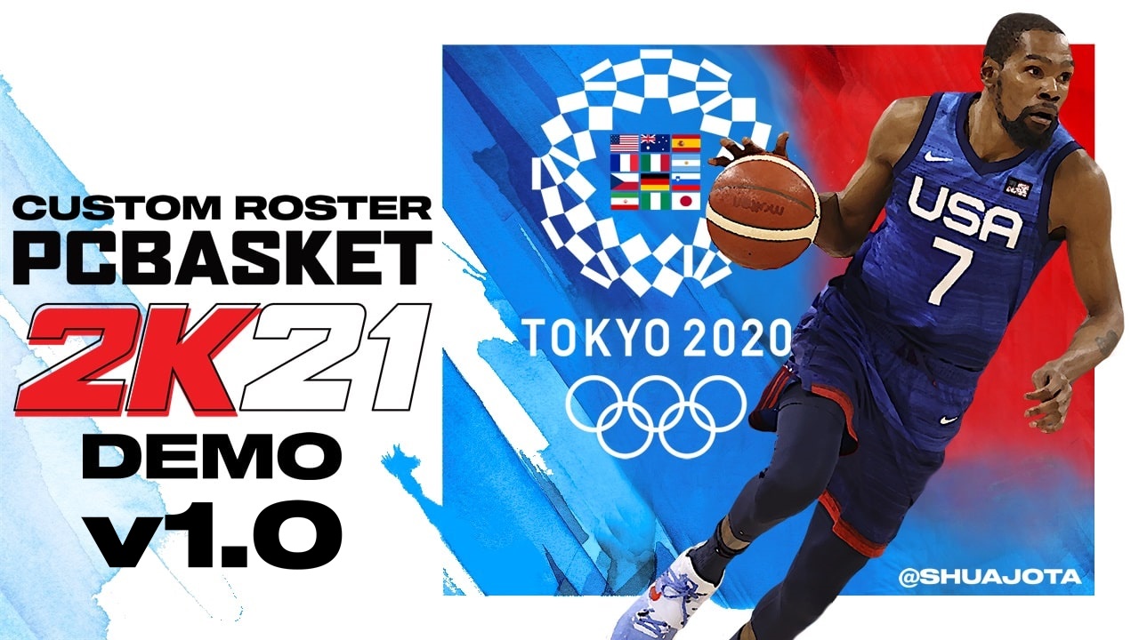 PCBasket 2K21 Tokyo 2020 Olympic Games Roster Demo V1.0