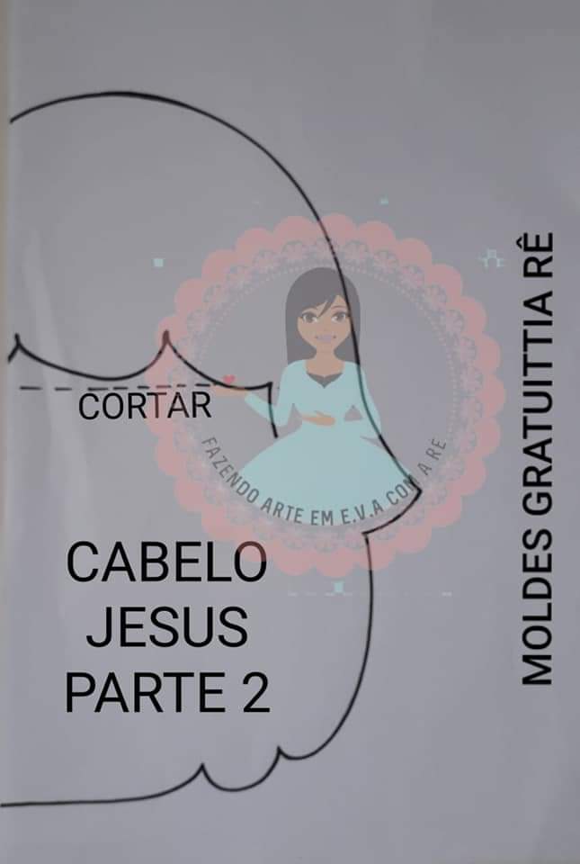 Molde de Jesus para imprimir: Ministério infantil - Ver e Fazer