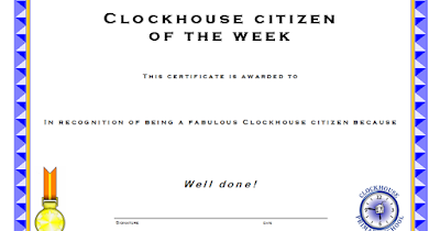 Clockhouse Primary School: Citizen of the Week