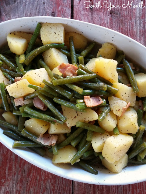 South Your Mouth: Southern Style Green Beans & Potatoes