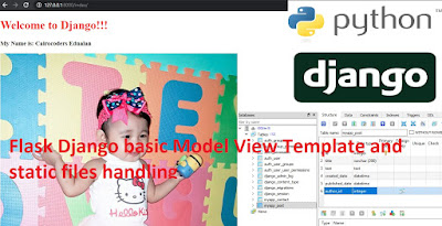 Django basic Model View Template and static files handling | Tutorial101