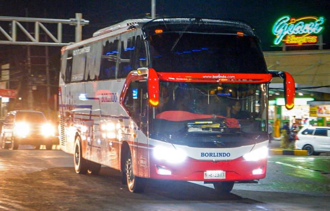 Bus Terbaru Borlindo Avante H9 Mercedes benz OH 1526 Air Suspension Tentrem