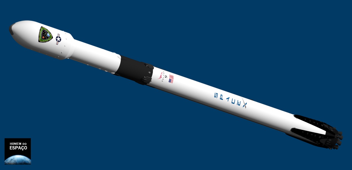 Foguete Falcon 9 lança GPS III-05 para a Força Espacial americana ...