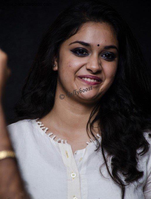 Indian Actress Keerthy Suresh Without Makeup Real Face Closeup Indian